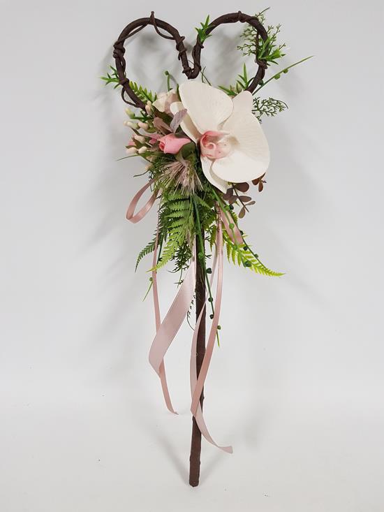 Artificial Flower Wand - "Blush" - Desflora