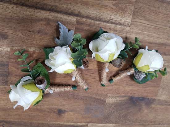 Groom Artificial Buttonhole Jordon - Desflora
