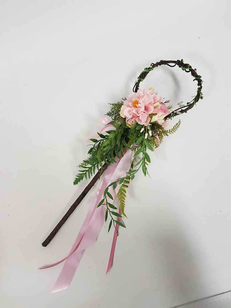 Artificial Flower Wand - Pretty in Pink - Desflora