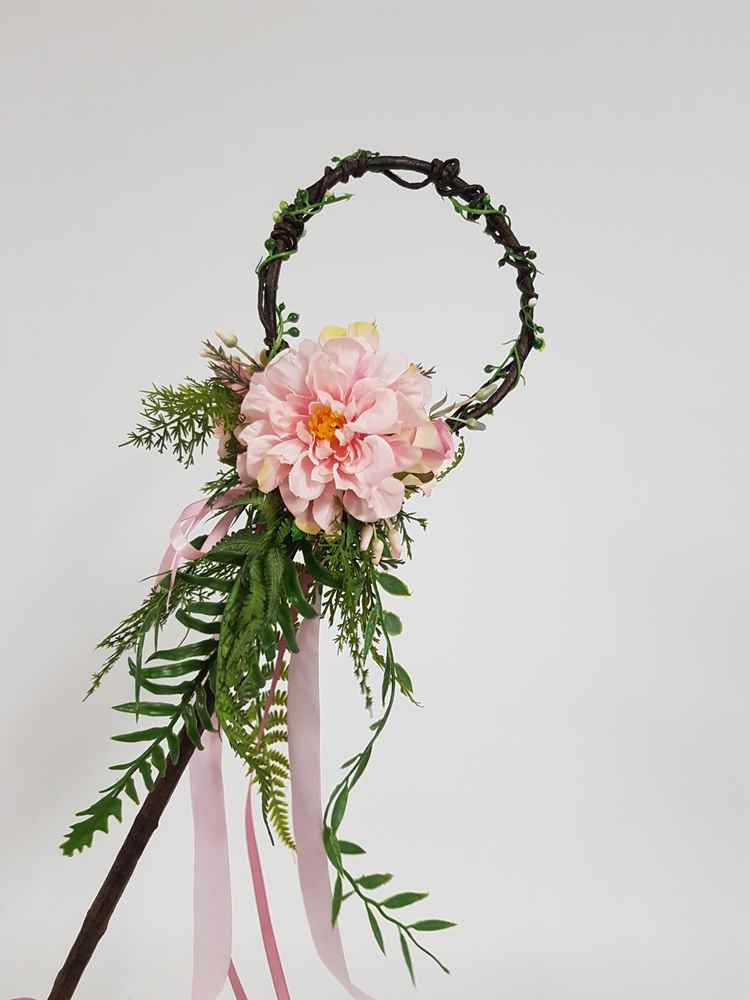 Artificial Flower Wand - Pretty in Pink - Desflora