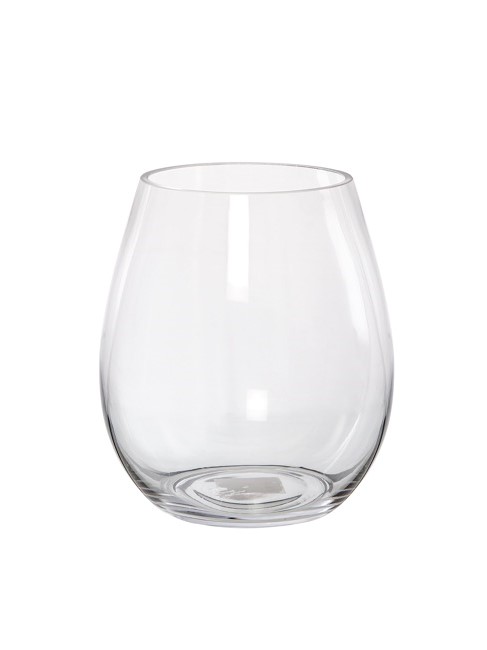 Glass Belly Vase 22cm - Desflora