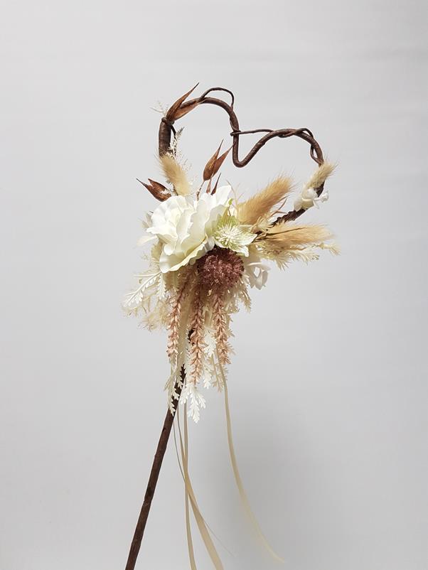 Artificial Flower Wand- Dried Look - Desflora