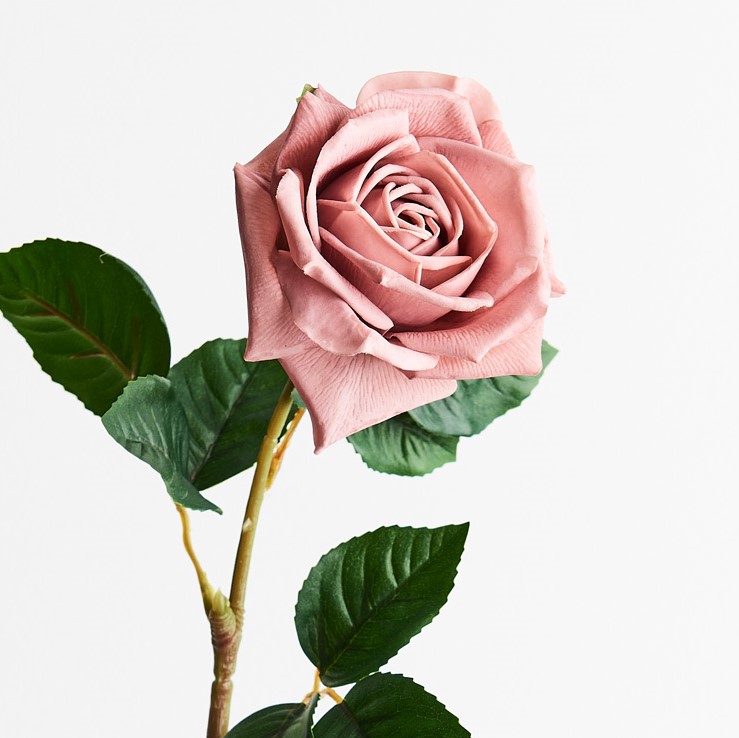 Artificial Rose Clarissa Dusty Pink 61cm - Desflora