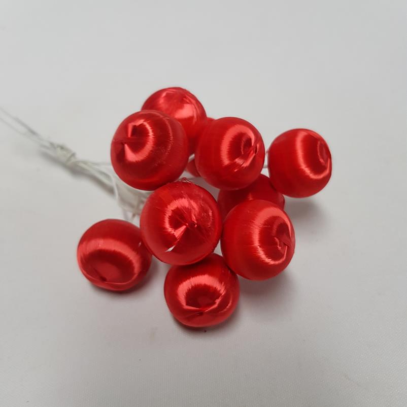 Christmas Balls Bunch Red x12 - Desflora