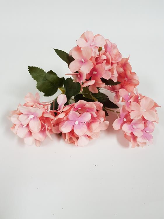Hydrangea Bunch Pink/Peach - Desflora