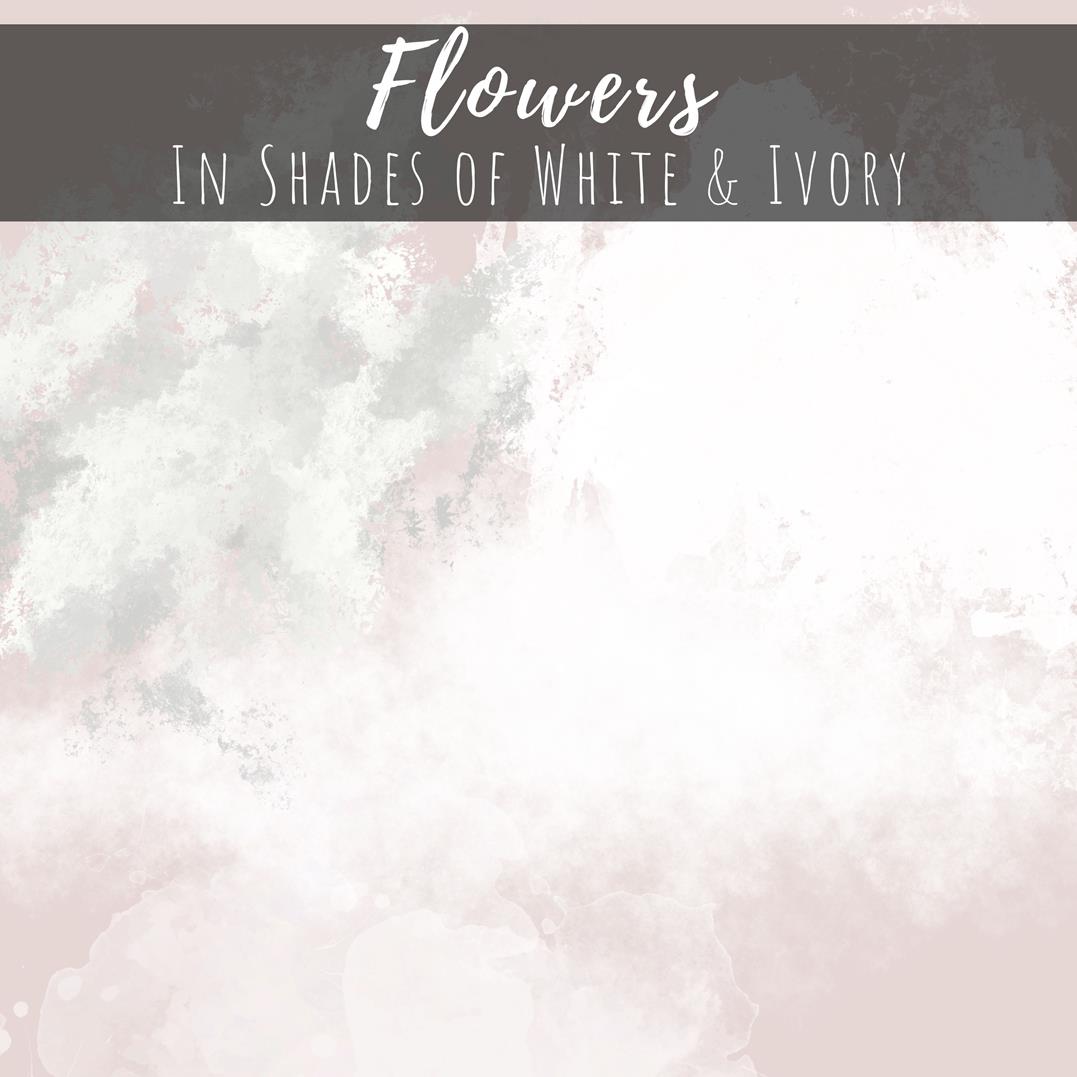 Artificial Flowers in Shades of White and Ivory