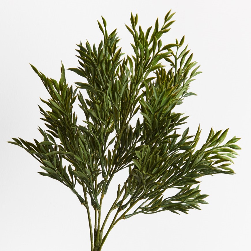 Artificial Ruscus Bush Dark Green 40cm - Desflora
