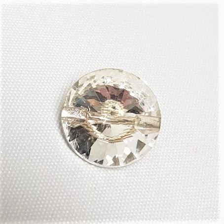Rhinestone Crystal Button - Large - Desflora