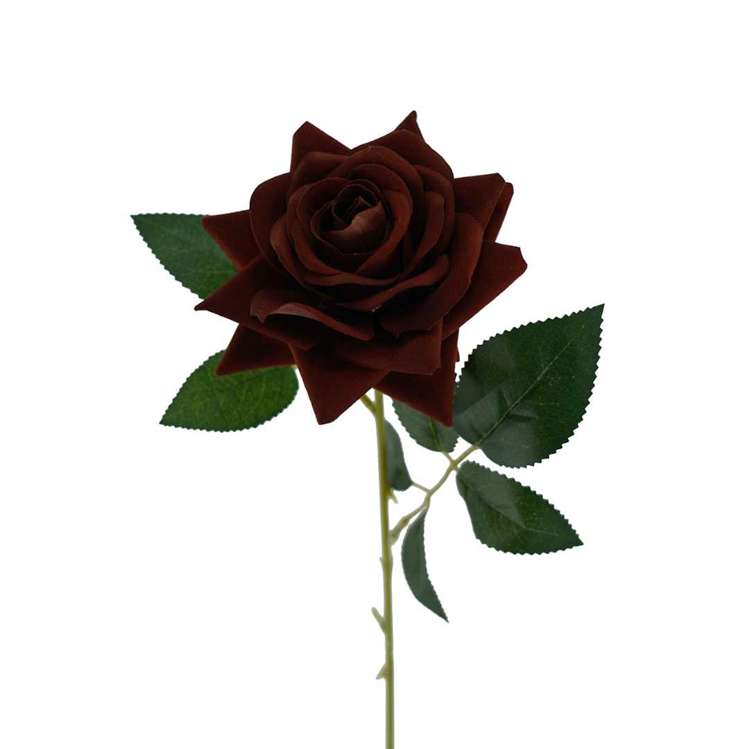 Artificial Rose Priscilla Rust 62cm - Desflora