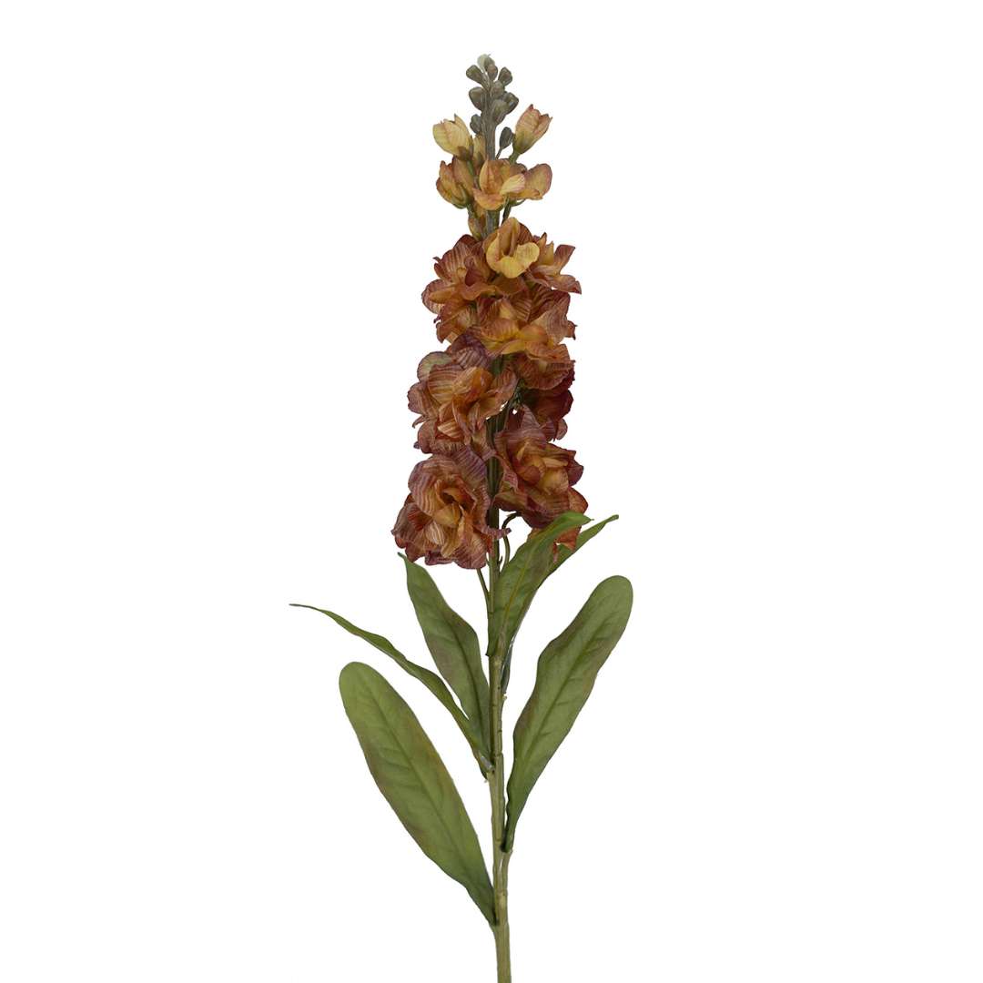 Artificial Stock Flower Rust 80cm - Desflora