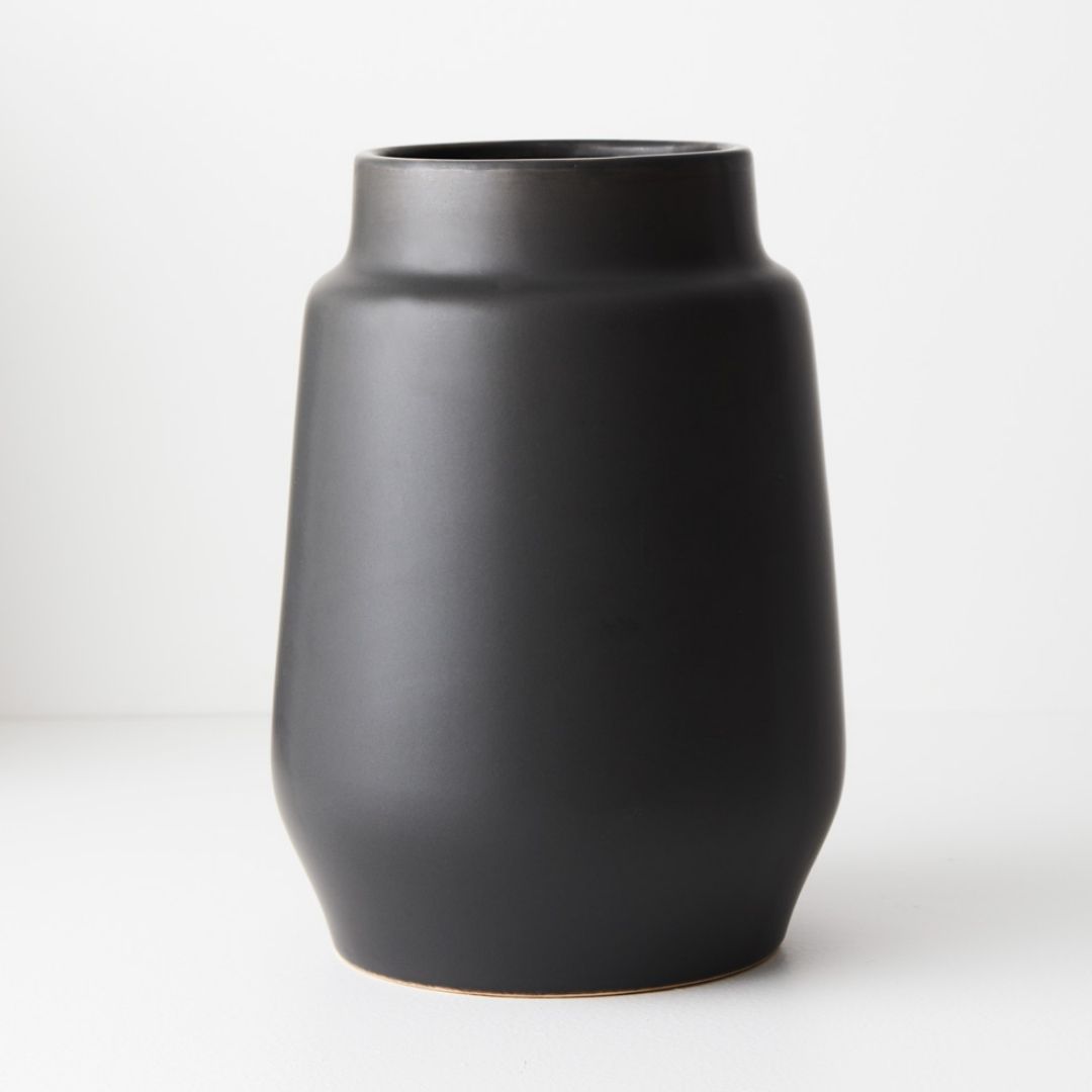 Vase Raddison Black 30.5cm - Desflora