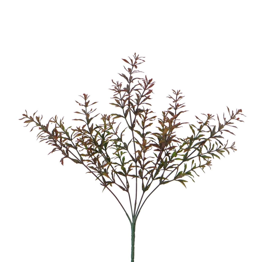 Artificial Tea Tree Burgundy Green 36cm - Desflora