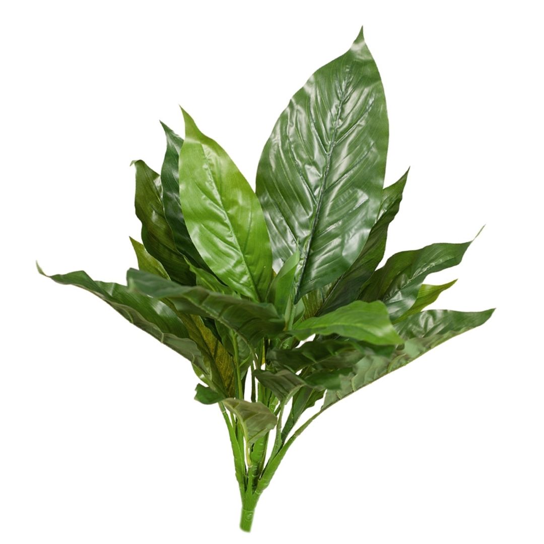 Artificial Spath Leaf Bush 47cm - Desflora