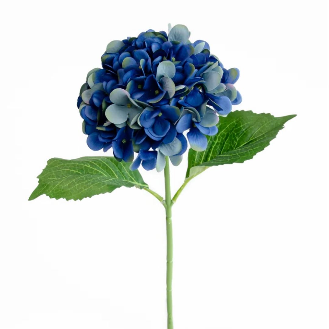 Artificial Hydrangea Harmony Deep Blue 43cm - Desflora