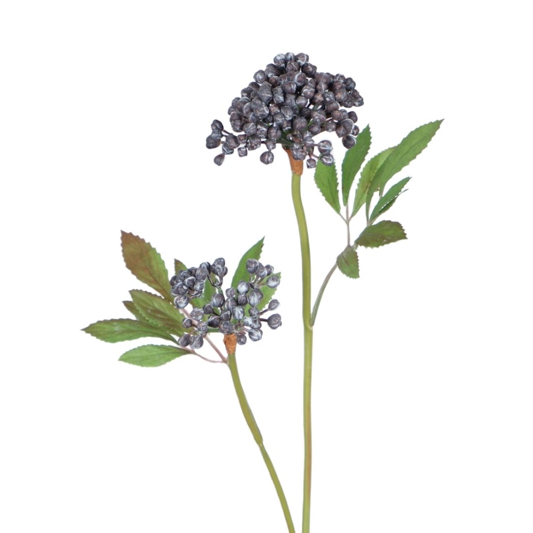 Artificial Berry Clusters Blue 54cm - Desflora