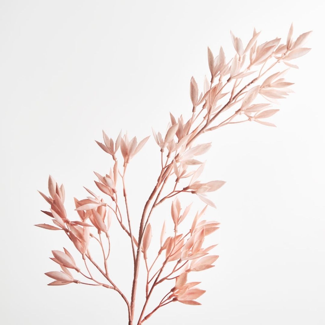 Queen Leaf Spray Light Pink 73cm - Desflora