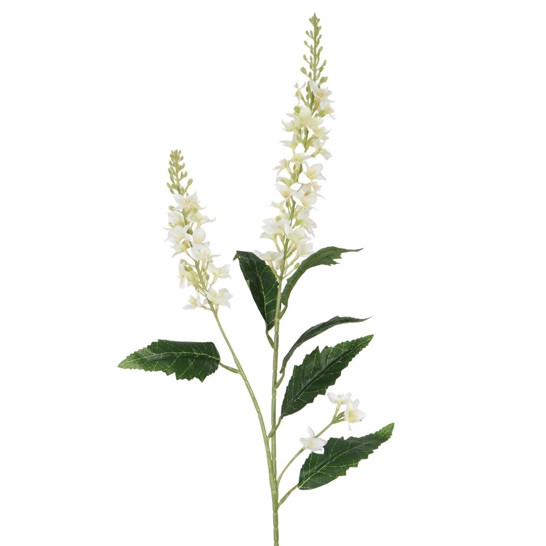 Artificial Veronica Spicata White 87cm - Desflora