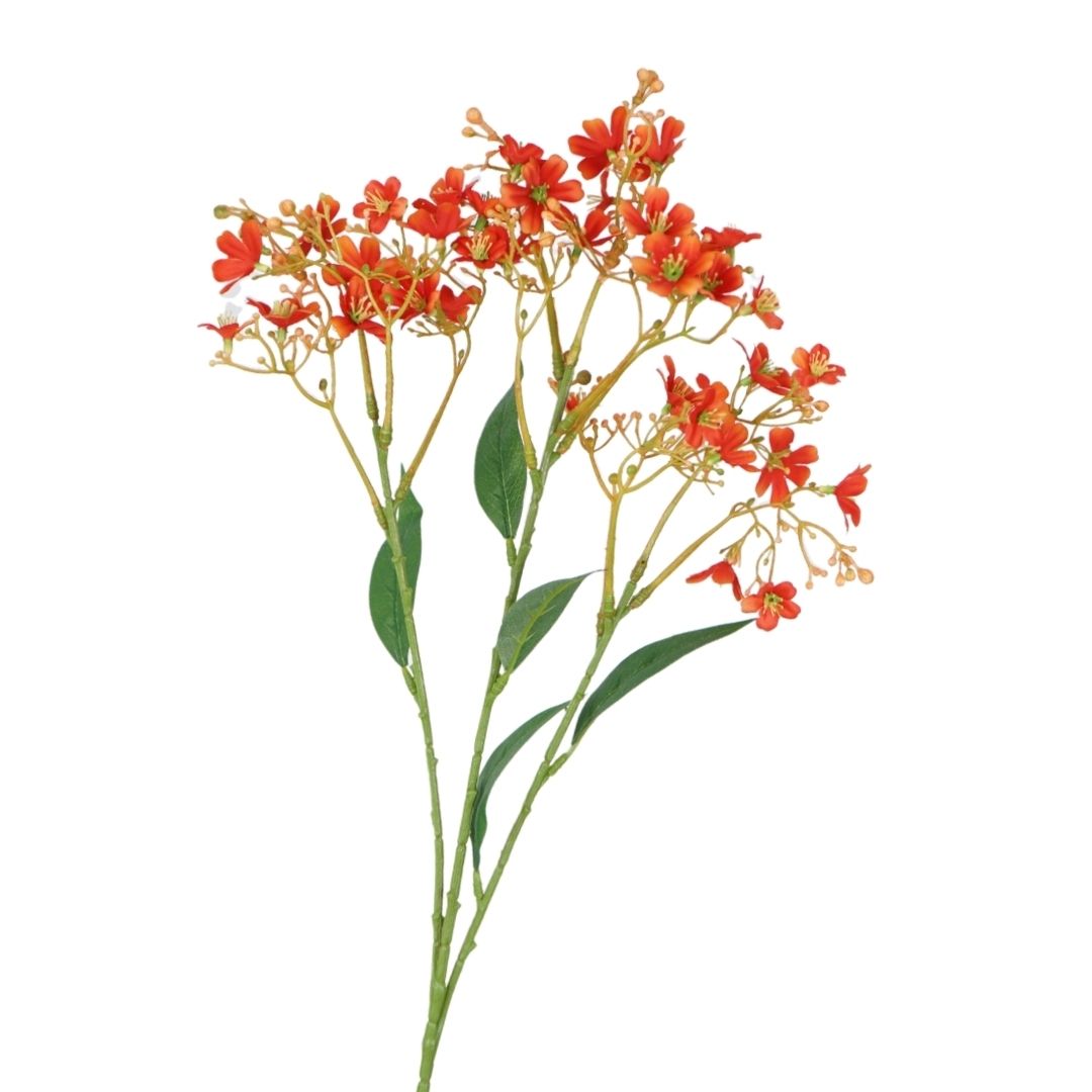Artificial Primrose Spray Orange 70cm - Desflora